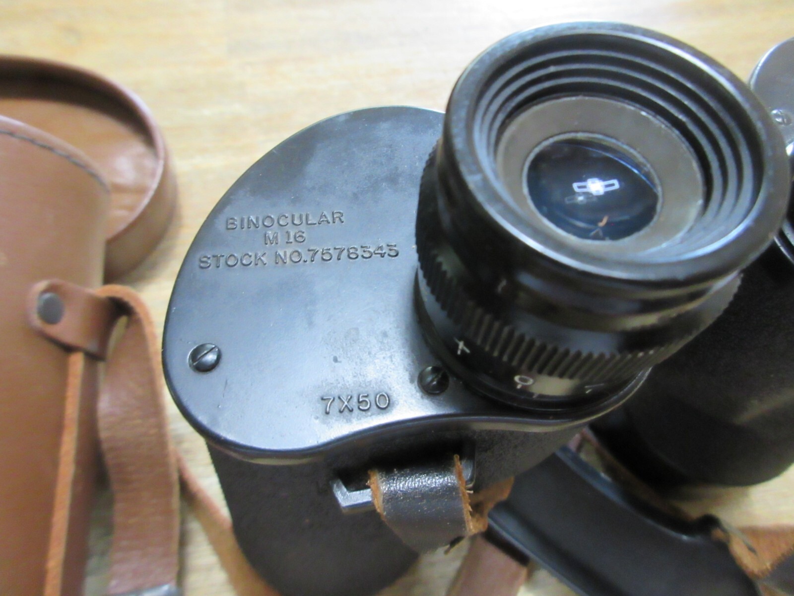 US Army Fernglas M16 7x50 & M24 Köcher WWII Sight Leathercase Binocular ...