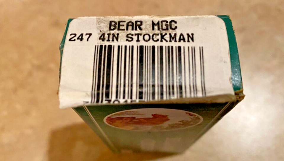 Bear MGC Cutlery 4” Stockman Stag Handle Pocket Knife - Never Used ...