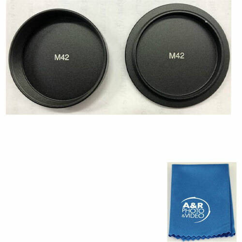 Metal Body Cap and Lens Rear Cap Set for M42 Screw Mount MCM42 42mm ...
