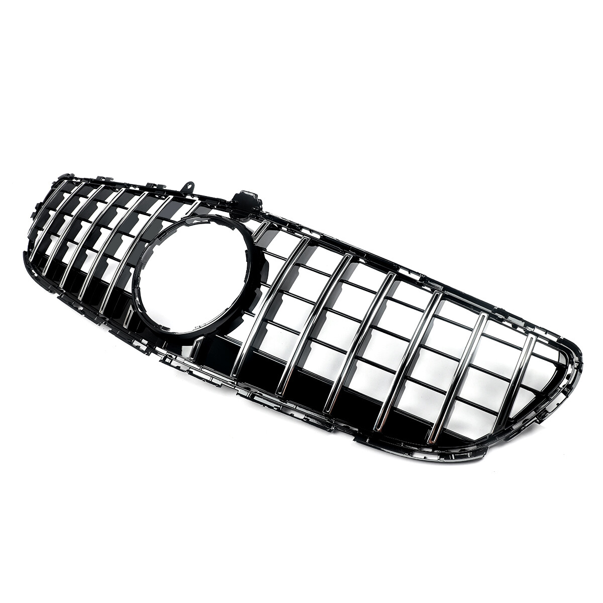 GT R Front Grille For Mercedes Benz W218 CLS400 CLS550 2015-2018 Chrome ...