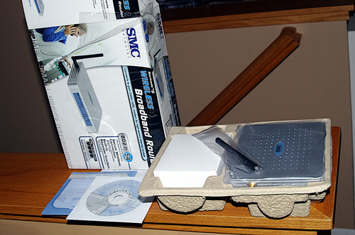 SMC Networks Barricade 4 Port Wireless Broadband Router SMCWBR14-G ...