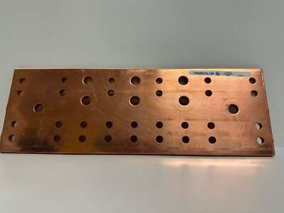 Caddy nVent Erico TMGBA12L15P Copper Grounding Plate, 12" Busbar | eBay