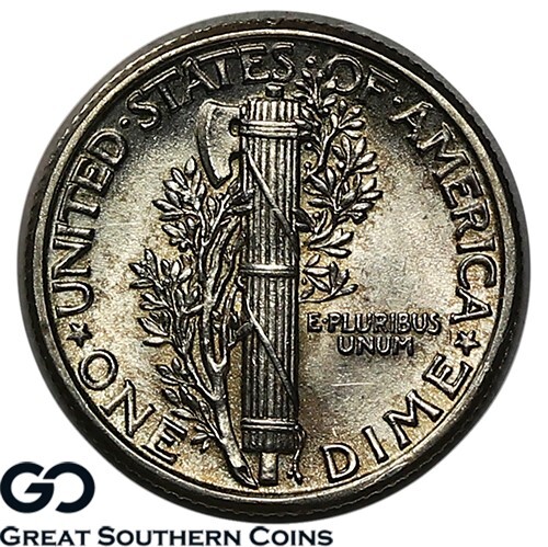 1926 Mercury Dime, Full Split Bands, Gem BU FSB | eBay