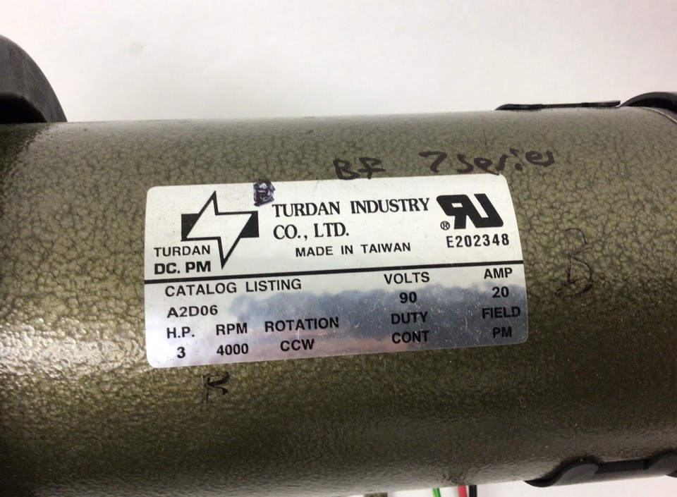 Bowflex 3940015 Treadmill Dc Drive Motor with Flywheel MFR-E202348 ...