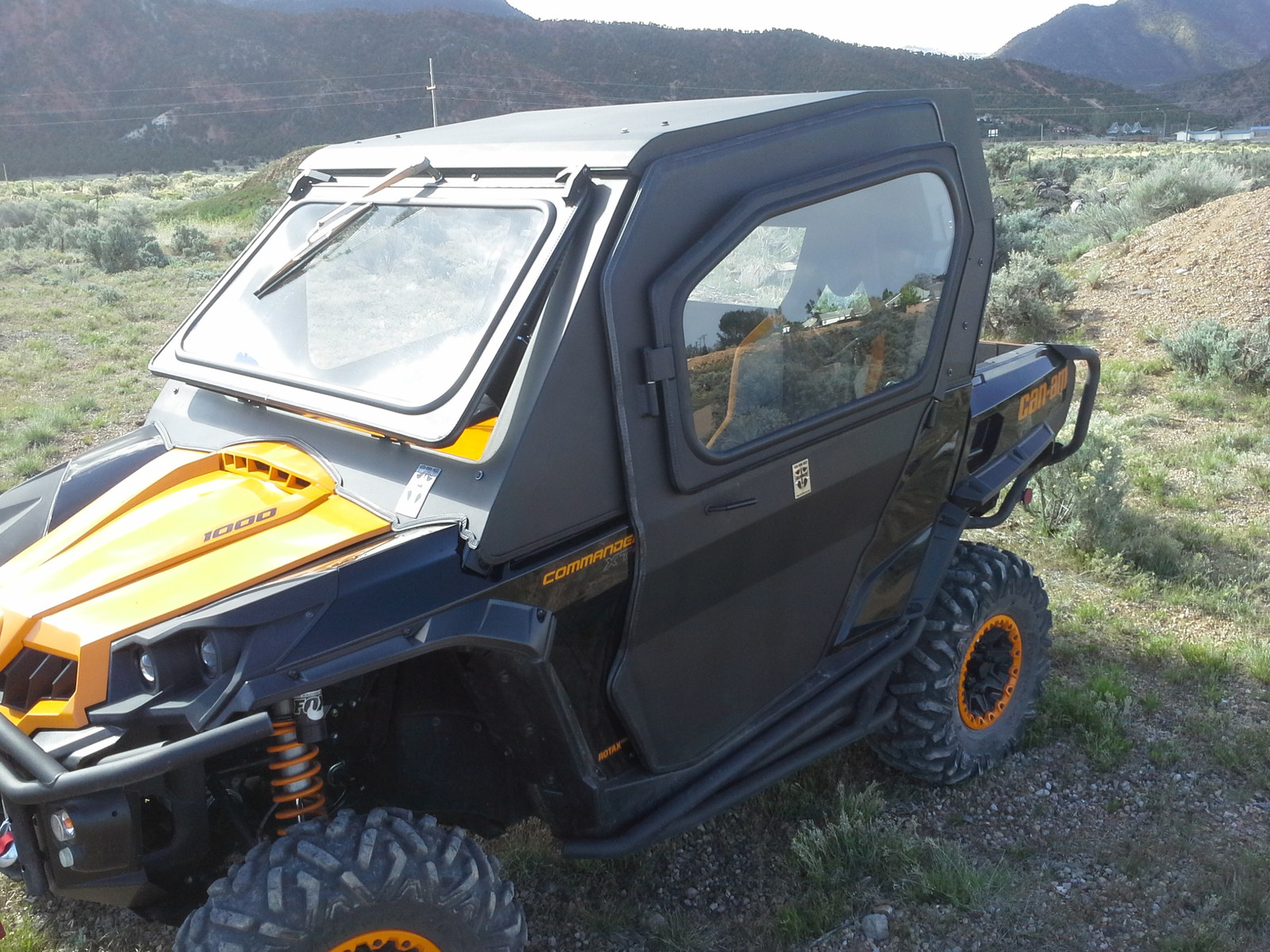 Can Am Commander Cab Enclosure with Tip out Windshield & Doors | eBay