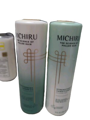 NEW Michiru Sulfate-Free Strengthening Shampoo & Conditioner Set 9fl oz ...