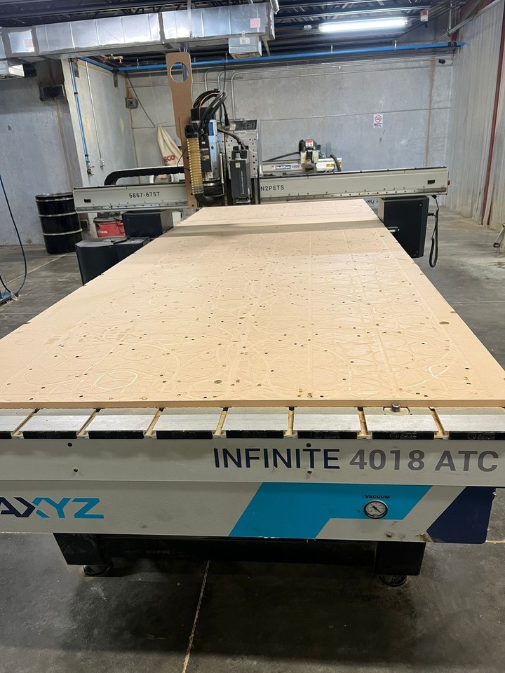 AXYZ Infinite 4018 5' x 20' CNC Router w/ Oscillating Knife | eBay
