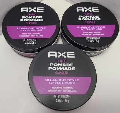 AXE Classic Pomade Medium Hold High Shine Clean Cut Look Hair Styling ...