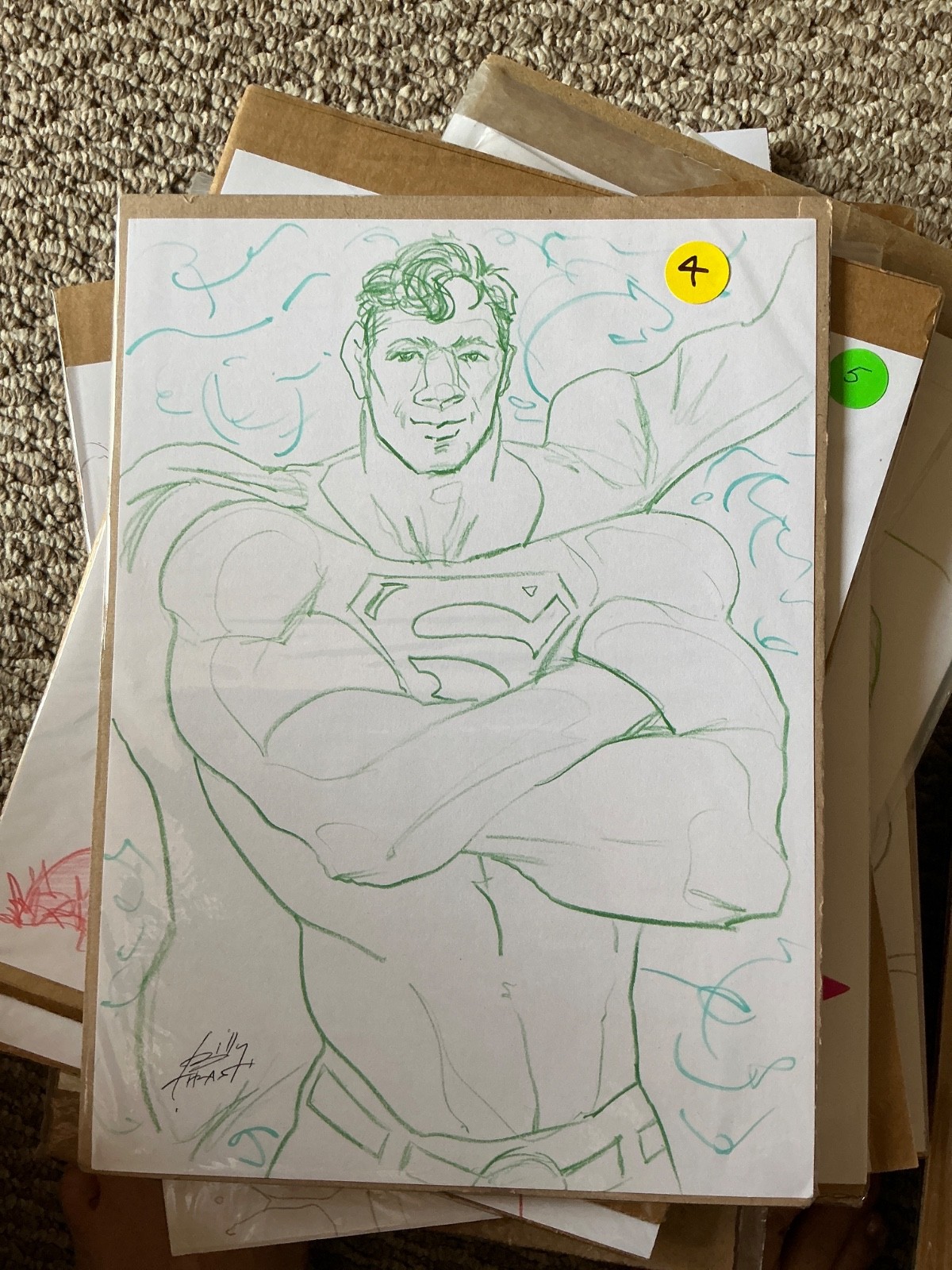 Bag63 Muscle hunk figure drawing illustration Billy thrash beefcake gay ...