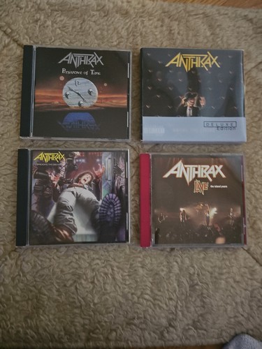 Lot 4 Cds Anthrax Among the Living Deluxe Edition; 2 Disc, Island Years ...