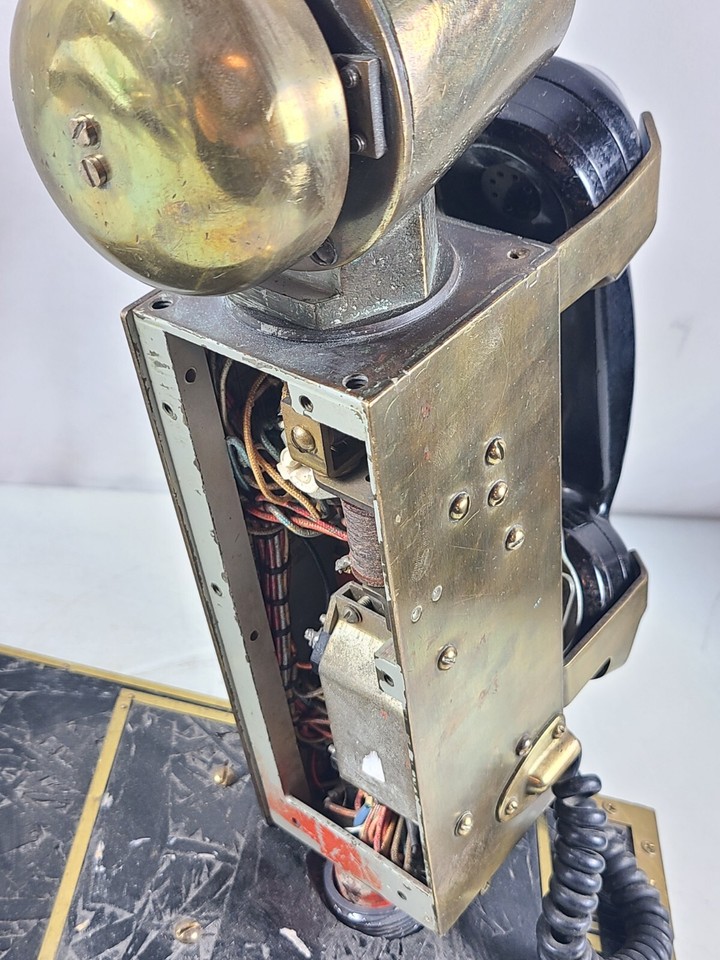 VINTAGE US NAVY SHIP WW2 WWII SHIPBOARD ROTARY DIAL TELEPHONE TYPE F ...