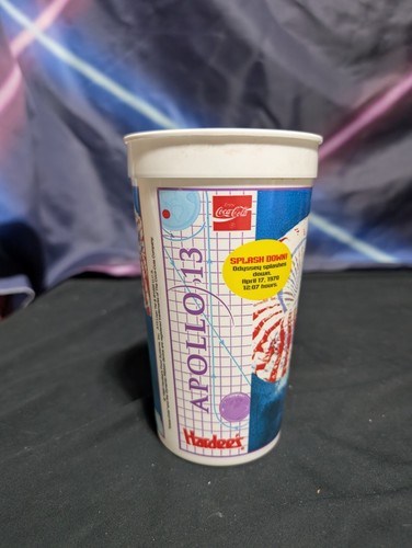 VTG Apollo 13 Hardees Coca Cola Cup Odyssey Explosion Movie Promo Tom ...