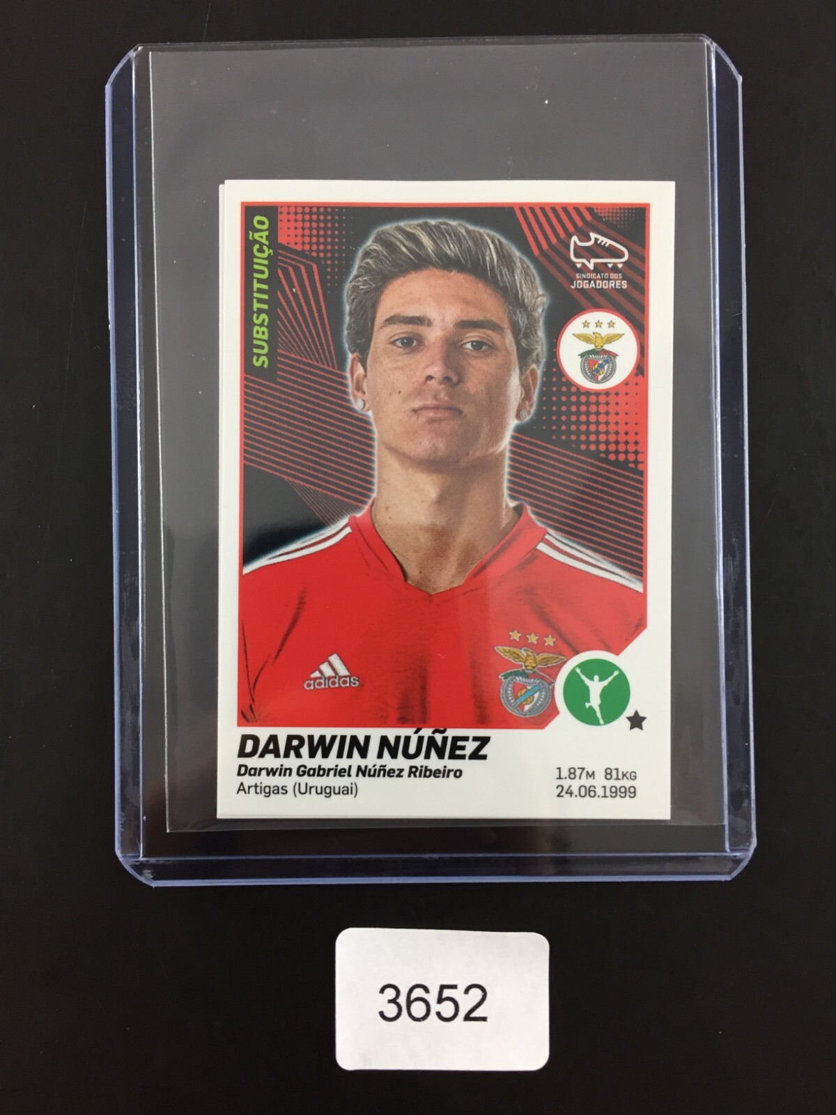 Darwin Nunez RC Rookie Lot 5 Sticker Panini Futebol 2021 2022 (21 22 ...