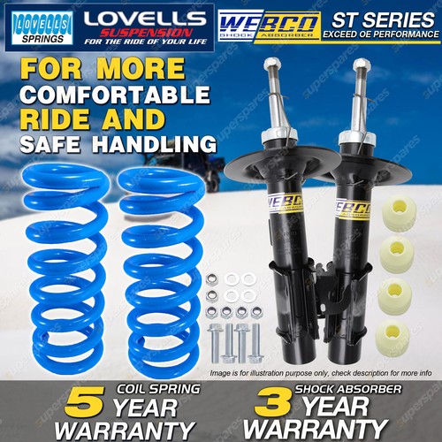 Front Webco Shock Absorbers STD Springs for HOLDEN Commodore VE Sedan w ...