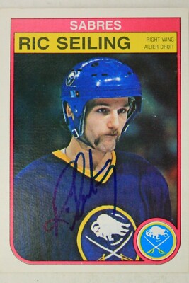 Ric Seiling Sabres Signed 1982-83 OPC O Pee Chee #35 Autographed Card ...