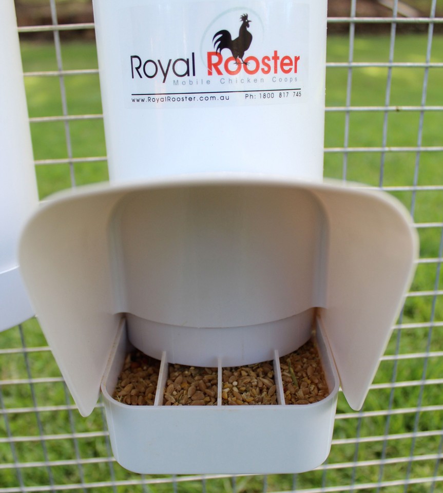 ROYAL ROOSTER Chicken / Poultry Coop - Single Feeder | eBay