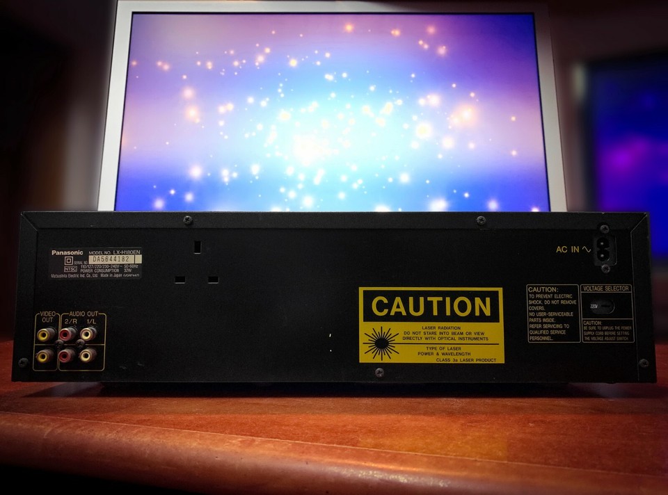 PANASONIC LX-H180 🌈RaRe🌈 Vintage Laserdisc Player + Movies Bundle | eBay