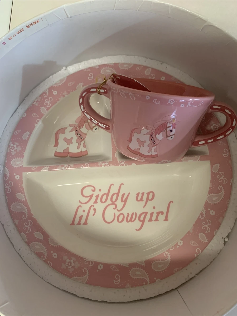 Giddy Up Cup And Plate