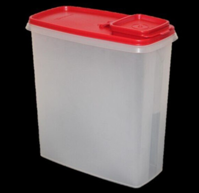 Tupperware Super Cereal Storer Large 20 Cup Keeper Red Seal EUC ️ | eBay