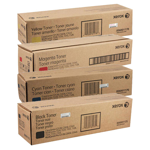 Xerox 006R01175,006R01176,006R01177,006R01178 Standard Yield Toner Crtg ...