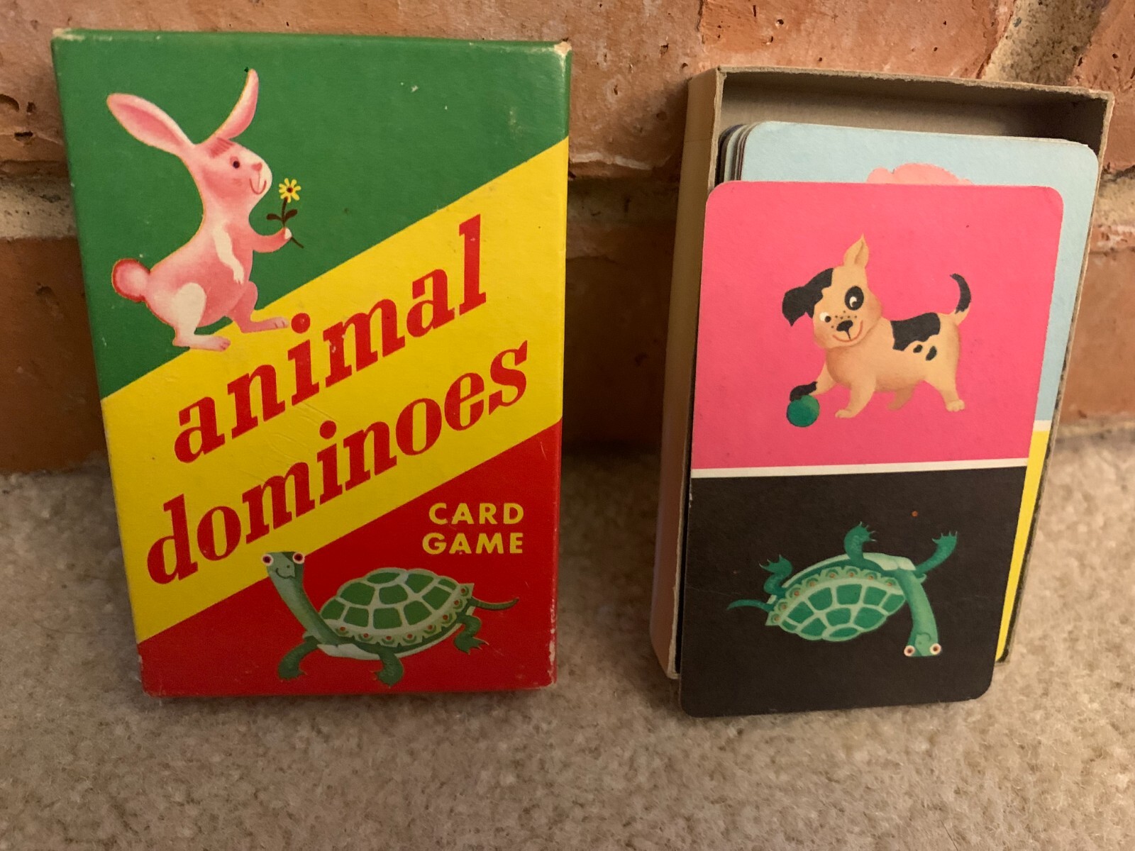 Vintage Whitman Animal Dominoes Card Game | eBay