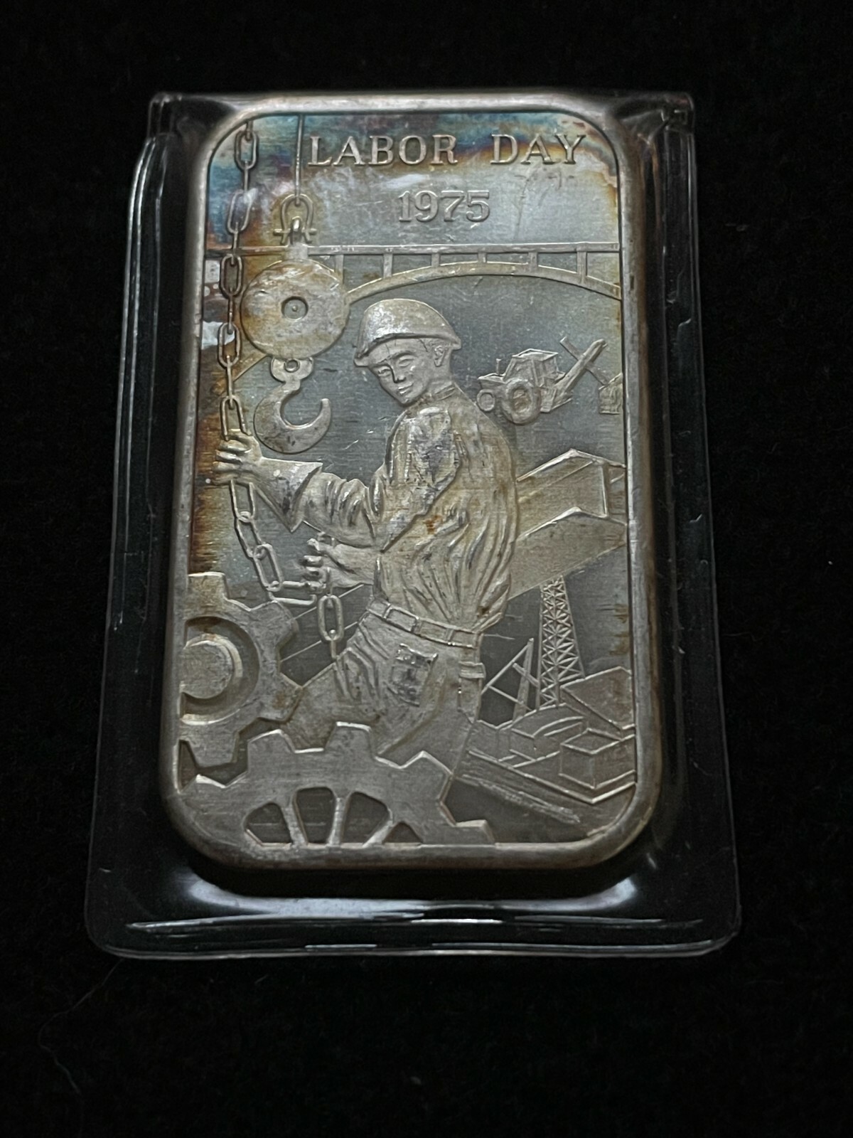 Labor Day 1975 Madison Mint 1 Ounce .999 Silver Art Bar #KSAB63 | eBay