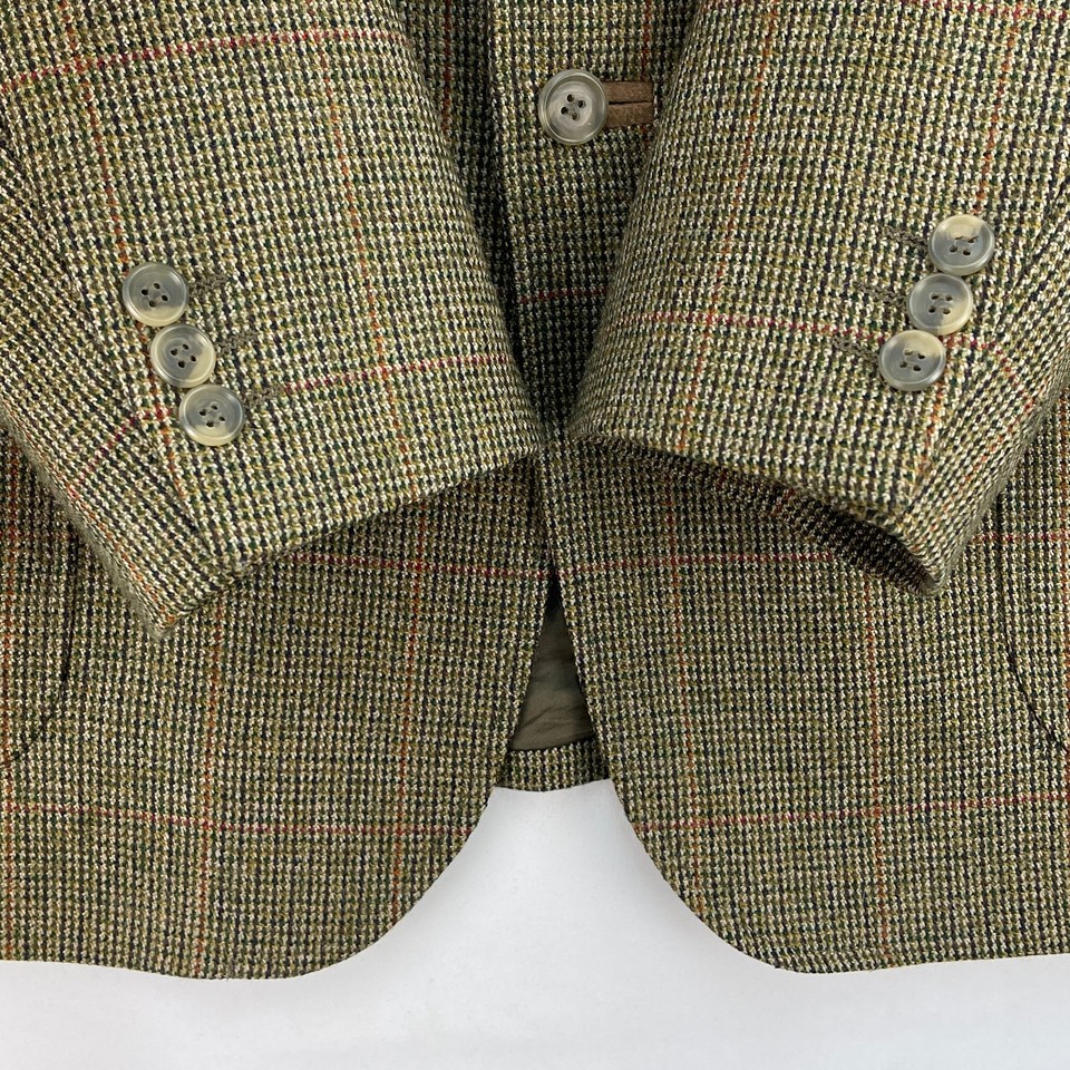 Alpendale Tweed Sports Jacket Mens 46R Green Shooting Hunting Hacking ...