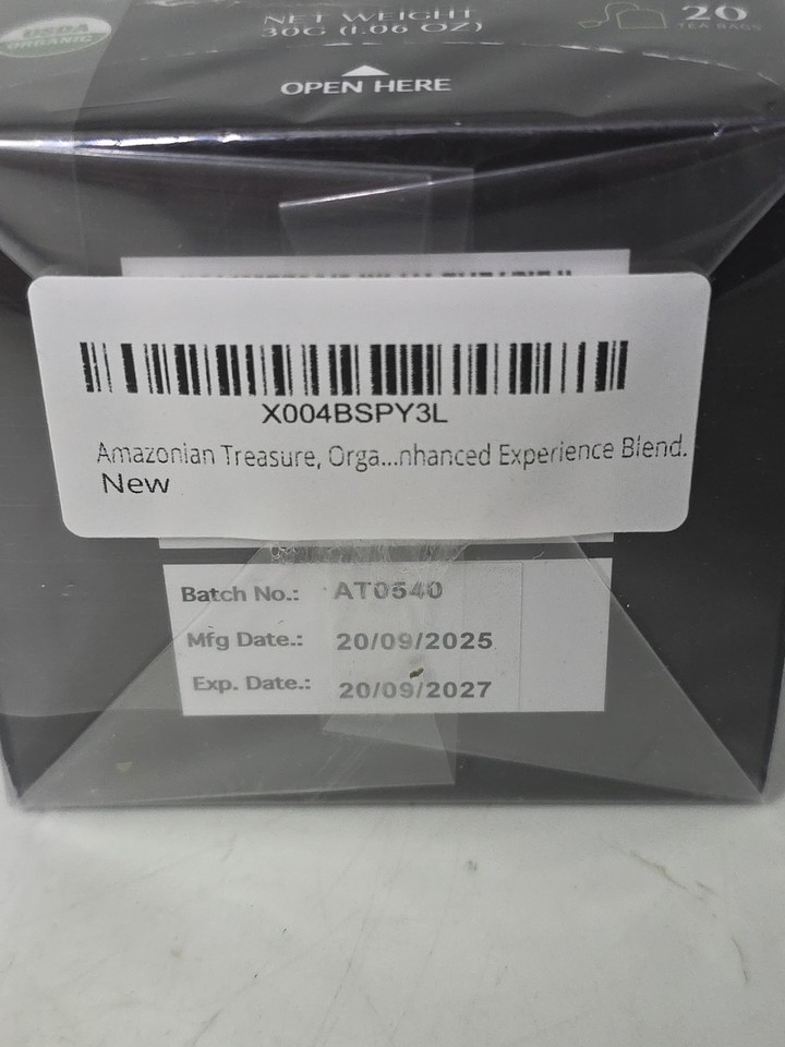 Organic Guayusa Tea Amazon Treasure 20 Tea Bags. Exp.09/27 | eBay UK