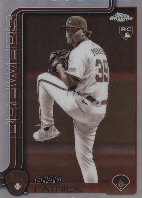 2025 Topps Chrome Update Series - Chad Patrick #USC90 Sepia Refractor ...