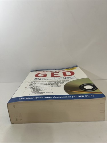 McGraw-Hill's GED w/ CD-ROM: The Most Complete and Reliable Study Guide 9780071451994| eBay