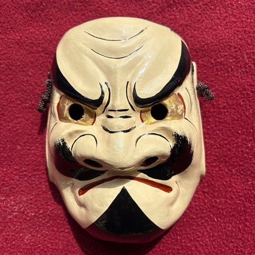 Japanese Traditional Noh Mask Omen Kabuki 77-A25 | eBay