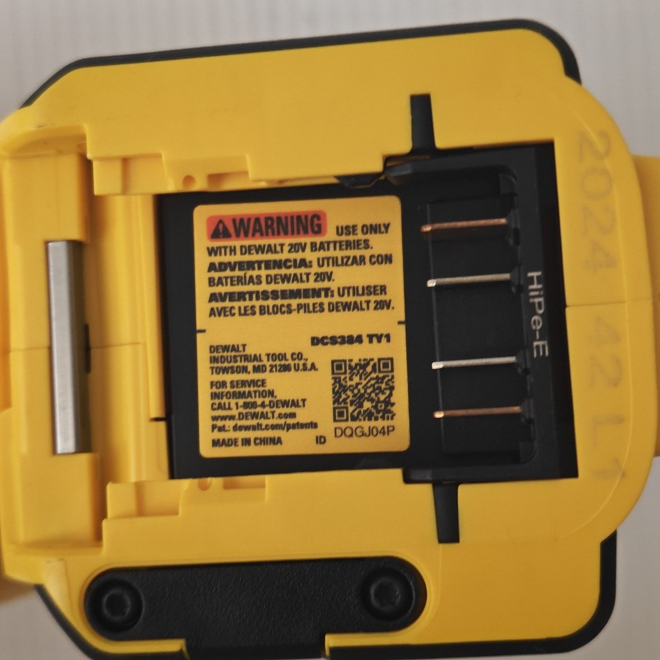 DEWALT DCS384 20V MAX XR Brushless Cordless Reciprocating Saw (Tool ...