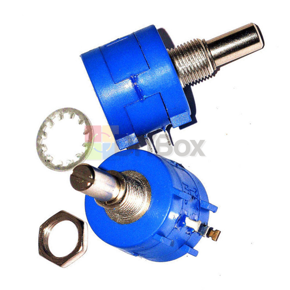 3590S Precision Potentiometer 100K K 2K 5K 10K 20K 50K Ohm Pot 10 Turn ...