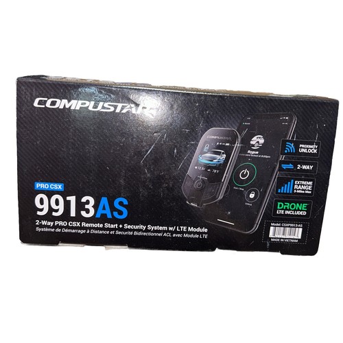 Compustar Pro T13 Remote Start Security System + Controller Kit, Alarm ...