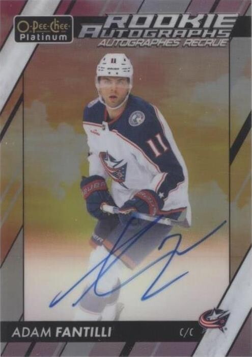 2023-24 O-Pee-Chee Platinum - Rookie Autographs Adam Fantilli #R-AF ...