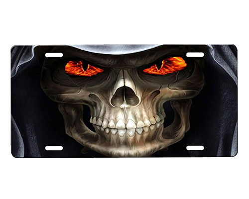 Grim Reaper License Plate | eBay