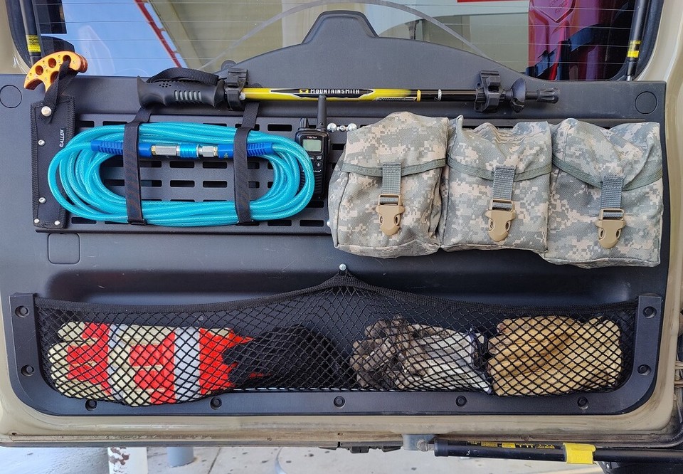 Toyota FJ Cruiser Back Door Molle Storage Panel MR9 | eBay