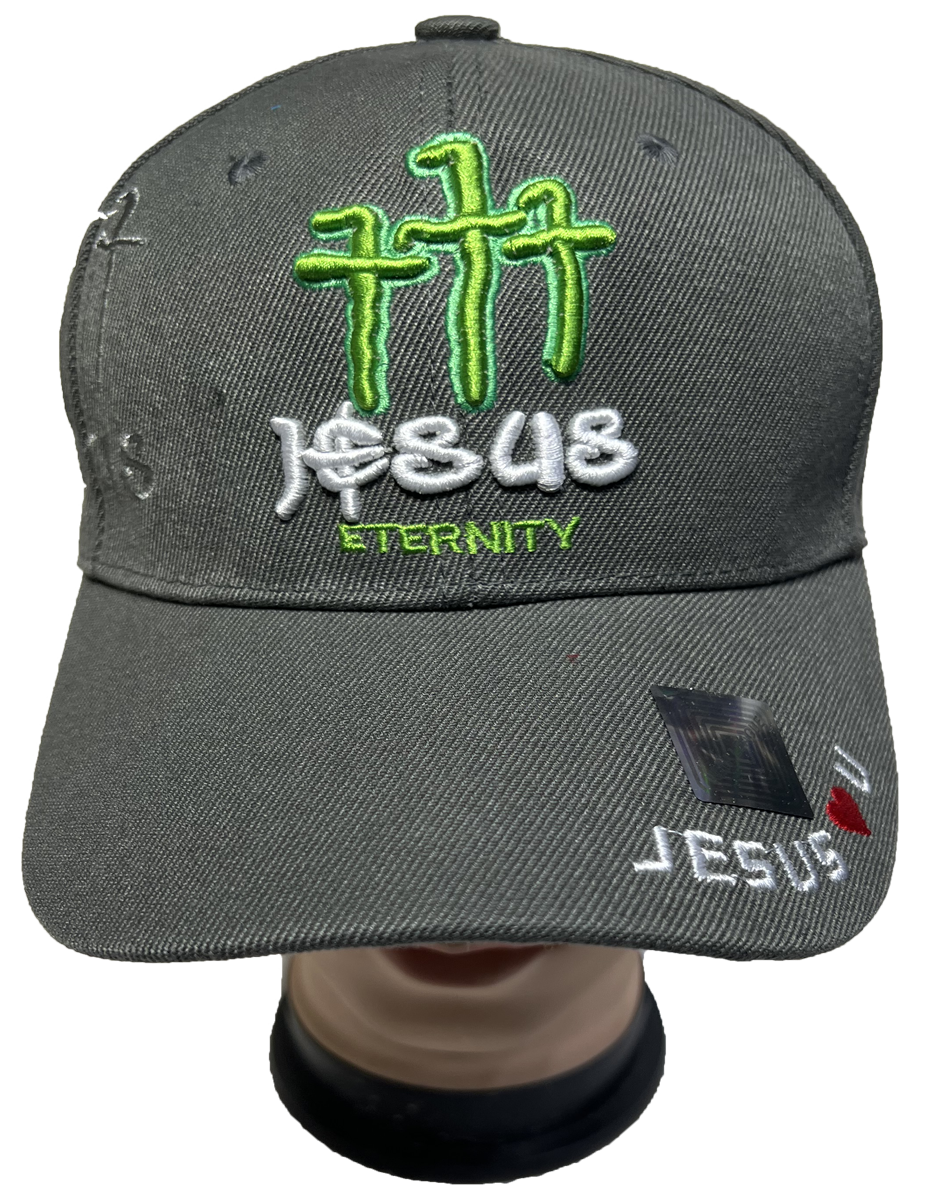 JESUS ETERNITY Religion 3D Embroidered Adjustable Baseball Cap Hats LOT ...