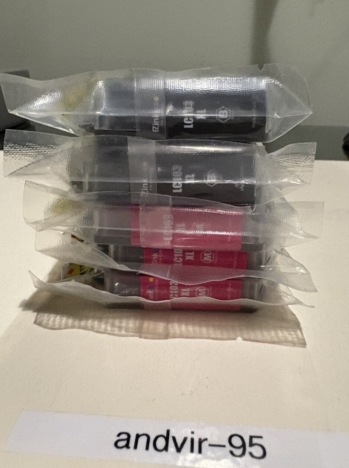 EZ INK CARTRIDGES-MAGENTA x 3 Cartridges and BLACK x 2 Cartridges | eBay