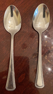 Oneida Dinner Spoon NEEDLEPOINT BEADED ARTISTRY Stainless 1881 Rogers ...