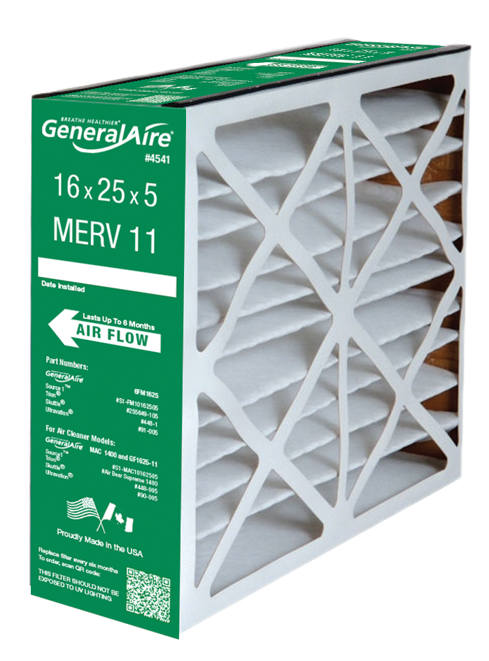 GeneralAire 6FM1625 (6-Pack) - 16" x 25" x 5 " Filter Media for MAC ...
