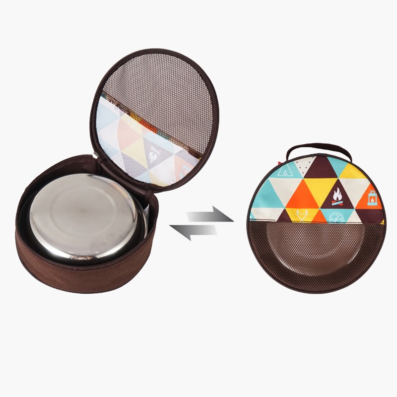 －22PCS Service Plate Set Stainless Steel Dinnerware Set For Outdoor ...