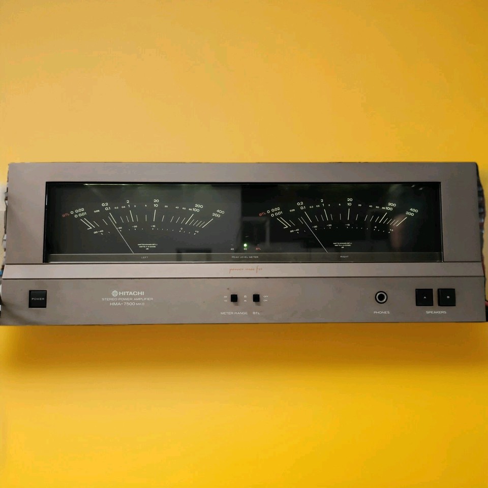 HITACHI HCA 7500 MKII PRE HMA 7500 MKII FINALE DI POTENZA HI-FI STEREO ...