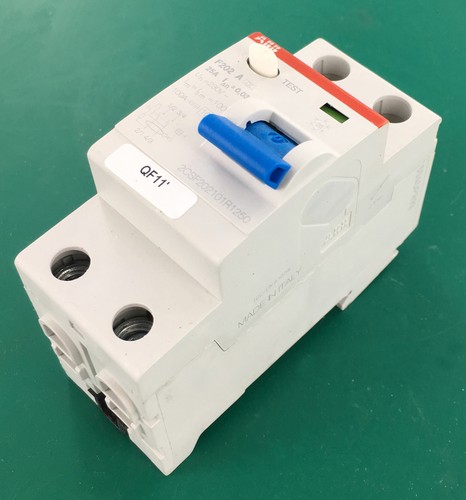 ABB 25-amp 2CSF202101R1250 F202A-25/0.03A 2P RCD 25A 30MA 230v 2-Pole ...