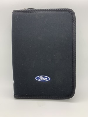 Ford Cloth Zipper Case For 2011 2010 2009 2008 Owners Manual Black ...