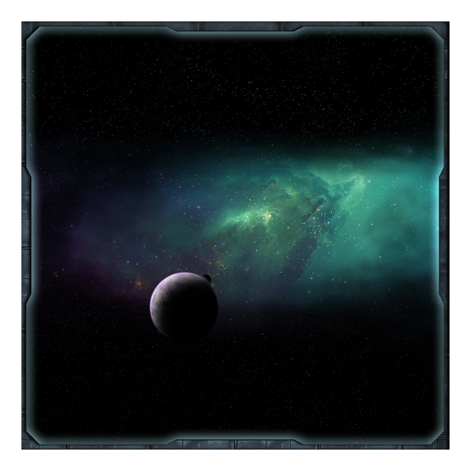 Into the Darkness 36"x36" Battle Mat for Games Like X-Wing - Space ...