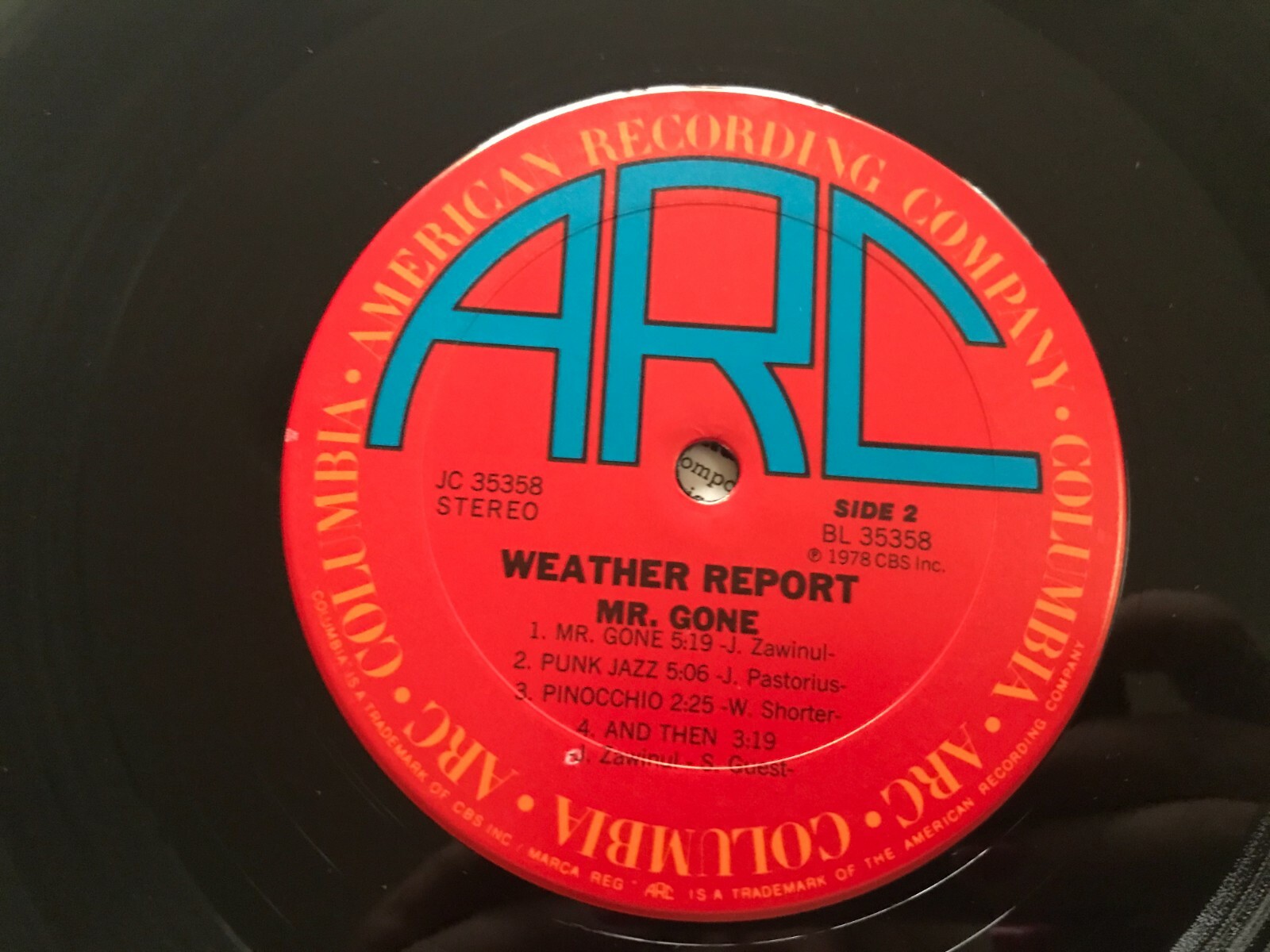 WEATHER REPORT - MR. GONE Vinyl LP Album BL 35358 PROMO | eBay.de