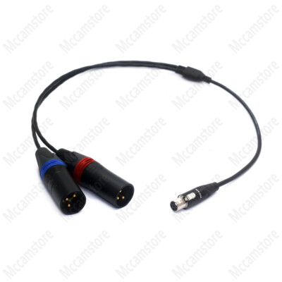 Audio Connector TA5F 5 pin Female to double XLR 3 pin male | eBay