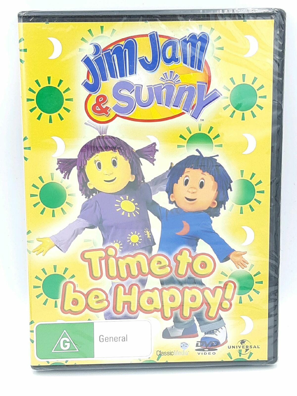 JIM JAM & SUNNY TIME TO BE HAPPY! -Kids DVD Series Rare Aus Stock New ...