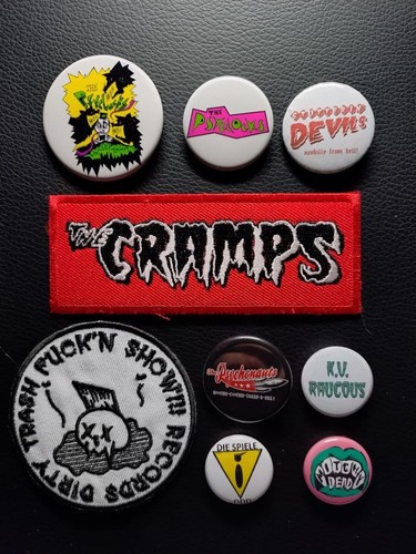 psychobilly PSYCLOCKS Can Batch Psychobilly Patches | eBay